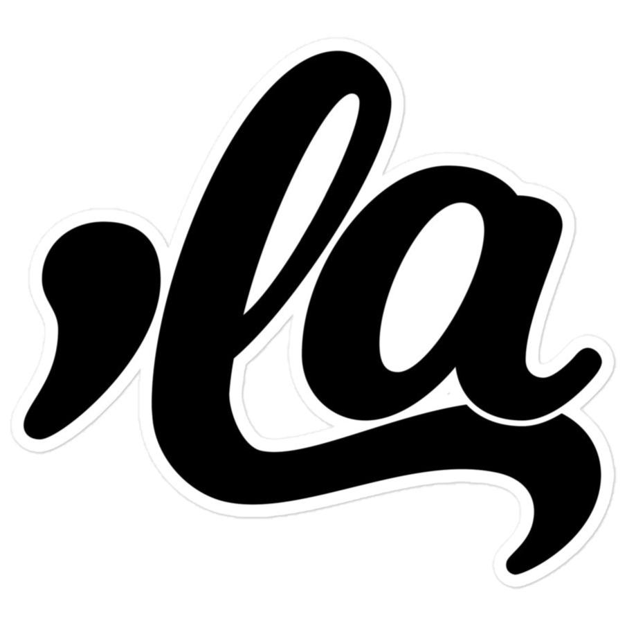 Comma La Kamala Harris -- Sticker — Feminist Apparel